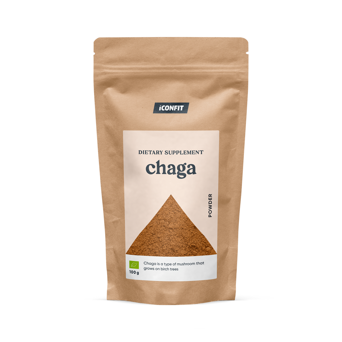 ICONFIT Organic Chaga Powder — ICONFIT Collagens, Health & Sports Nutrition
